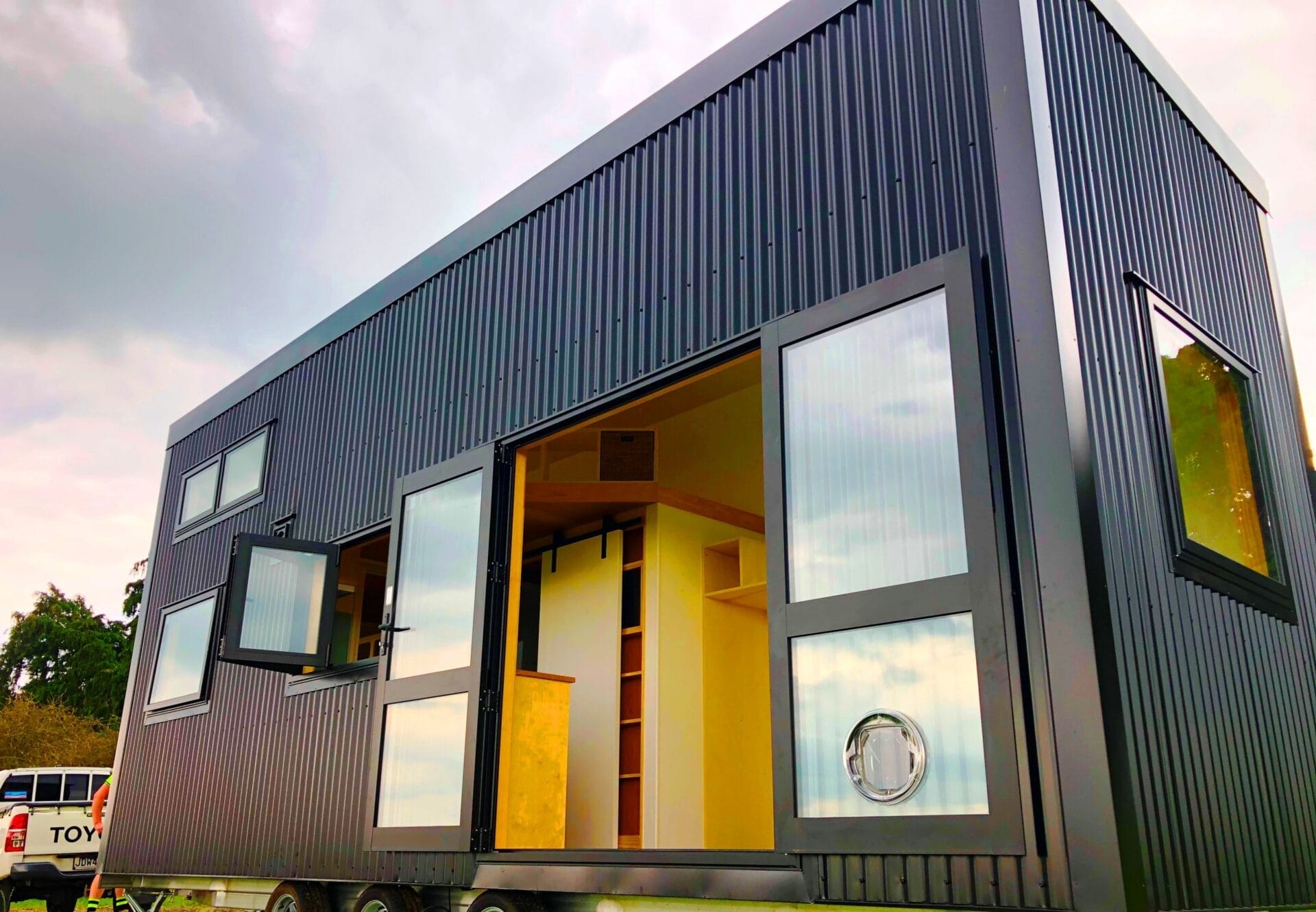 The stunning Tasman XL Tiny Home by Fox Cabins Tiny Homes